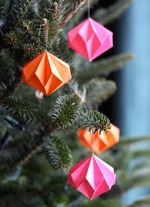 Origami: 6 Sugestões de Enfeites de Natal- Feminina